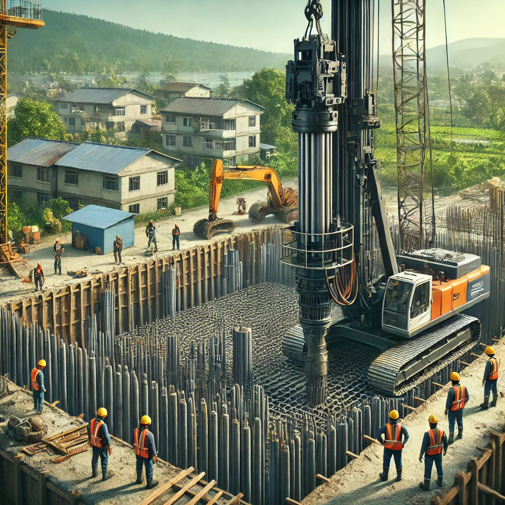 Best Piling Contractor & Piling Company in Assam, India - JP CONSTRUCTION